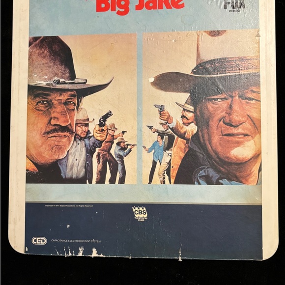 CBS | Media | Big Jake Movie Ced Movie Disc | Poshmark